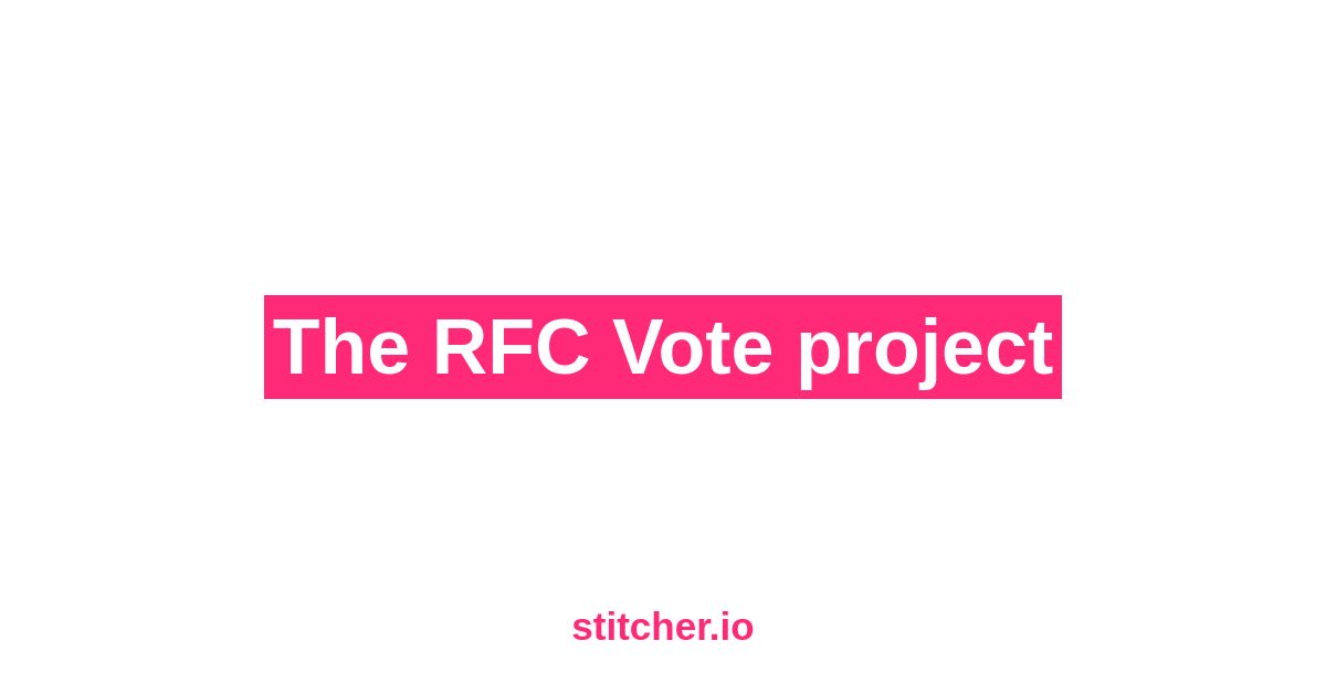 LaraChat on LinkedIn: LaraChat Articles - The RFC Vote project LaraChat on LinkedIn: LaraChat Articles - The RFC Vote project