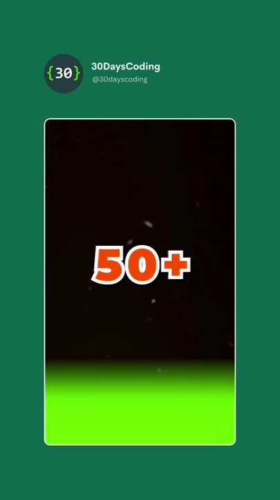Learn coding skills with our courses | 30DaysCoding posted on the topic ... Learn coding skills with our courses | 30DaysCoding posted on the topic ...