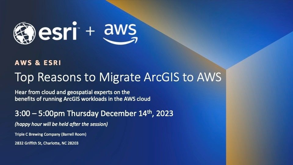 Adam Carnow on LinkedIn: #arcgis #esri #aws Adam Carnow on LinkedIn: #arcgis #esri #aws