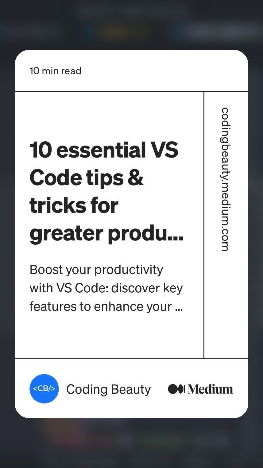 Geshan Manandhar on LinkedIn: 10 essential VS Code tips & tricks for ... Geshan Manandhar on LinkedIn: 10 essential VS Code tips & tricks for ...