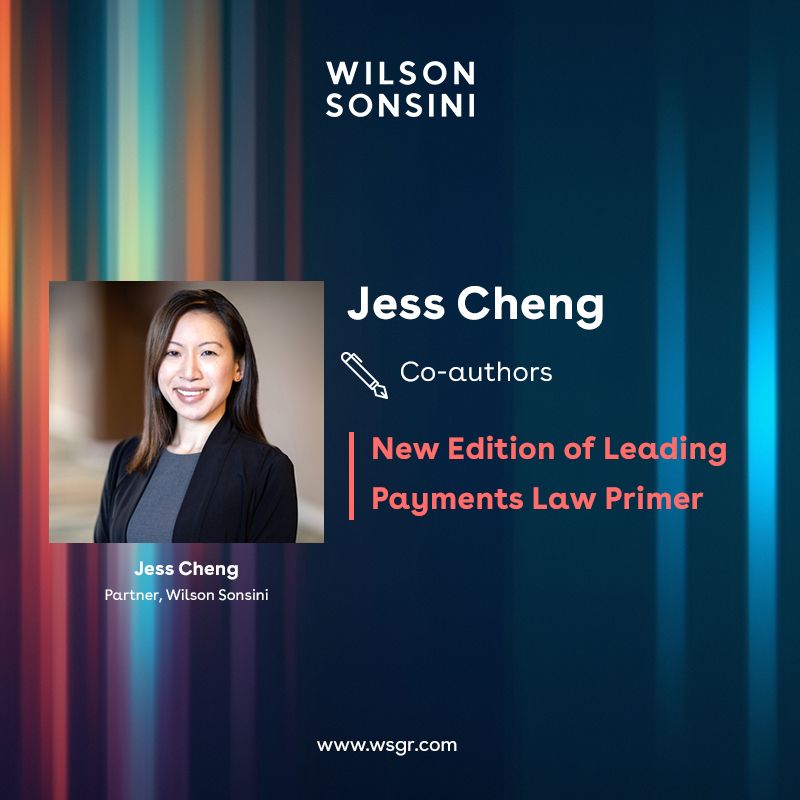 Adam Bloom on LinkedIn: #Wilson#Sonsini partner Jess Cheng recently co ... Adam Bloom on LinkedIn: #Wilson#Sonsini partner Jess Cheng recently co ...