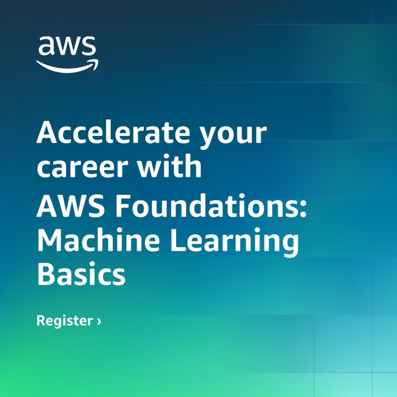 AWS Training & Certification on LinkedIn: AWS Foundations: Machine ... AWS Training & Certification on LinkedIn: AWS Foundations: Machine ...