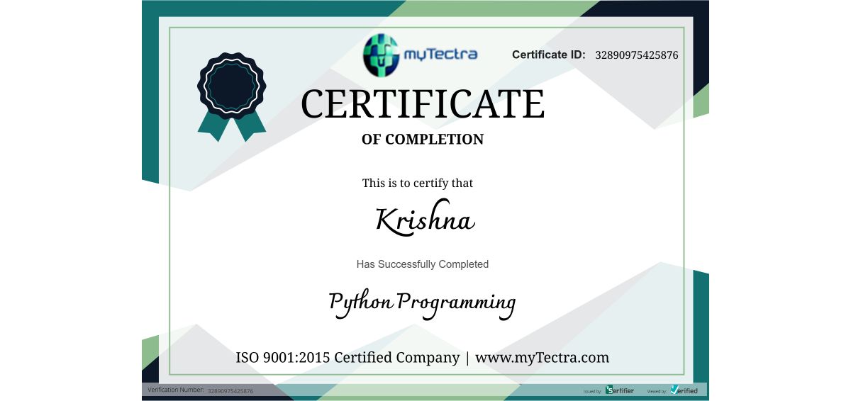 MyTectra's Python training was amazing | myTectra posted on the topic ... MyTectra's Python training was amazing | myTectra posted on the topic ...