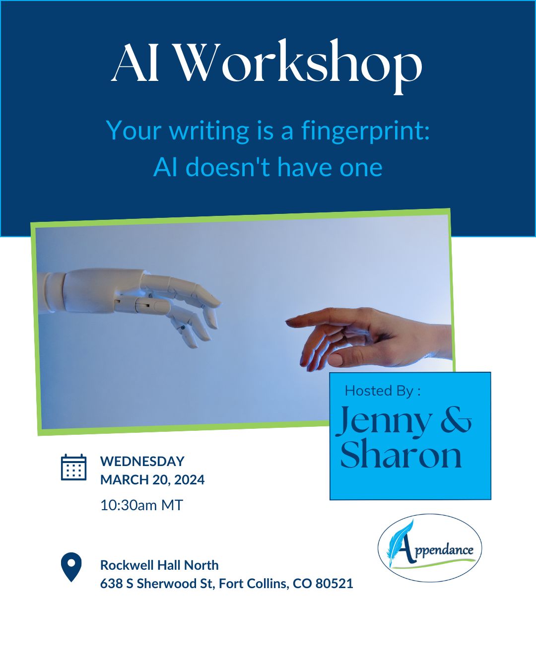 Appendance, Inc on LinkedIn: Join Us for Our AI Workshop on Wednesday ... Appendance, Inc on LinkedIn: Join Us for Our AI Workshop on Wednesday ...