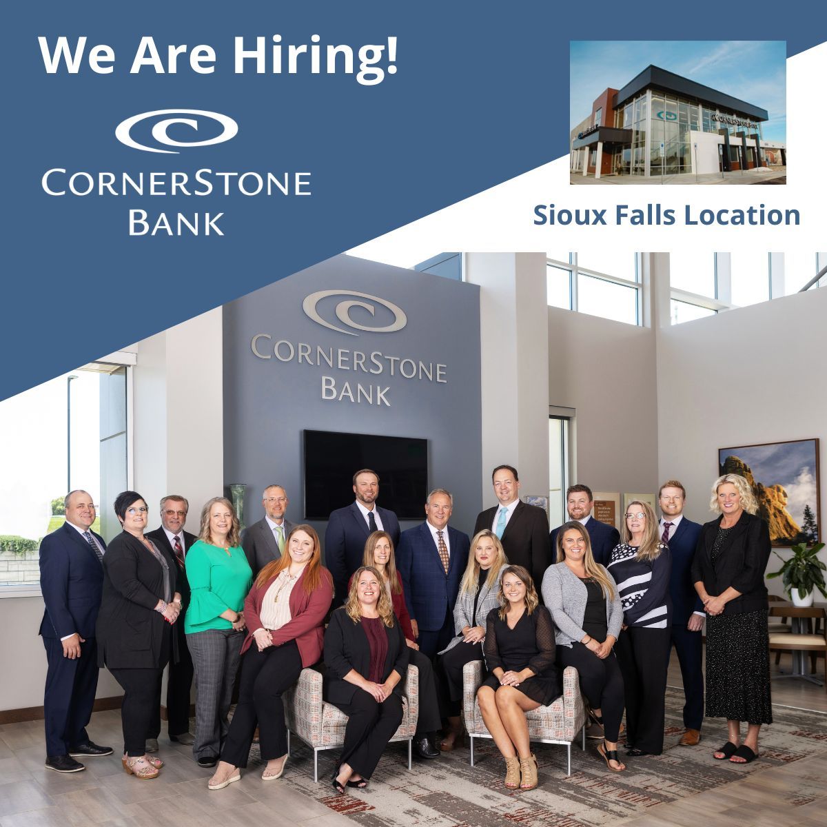 Cornerstone Banks on LinkedIn: We are hiring! Cornerstone Bank is ... Cornerstone Banks on LinkedIn: We are hiring! Cornerstone Bank is ...