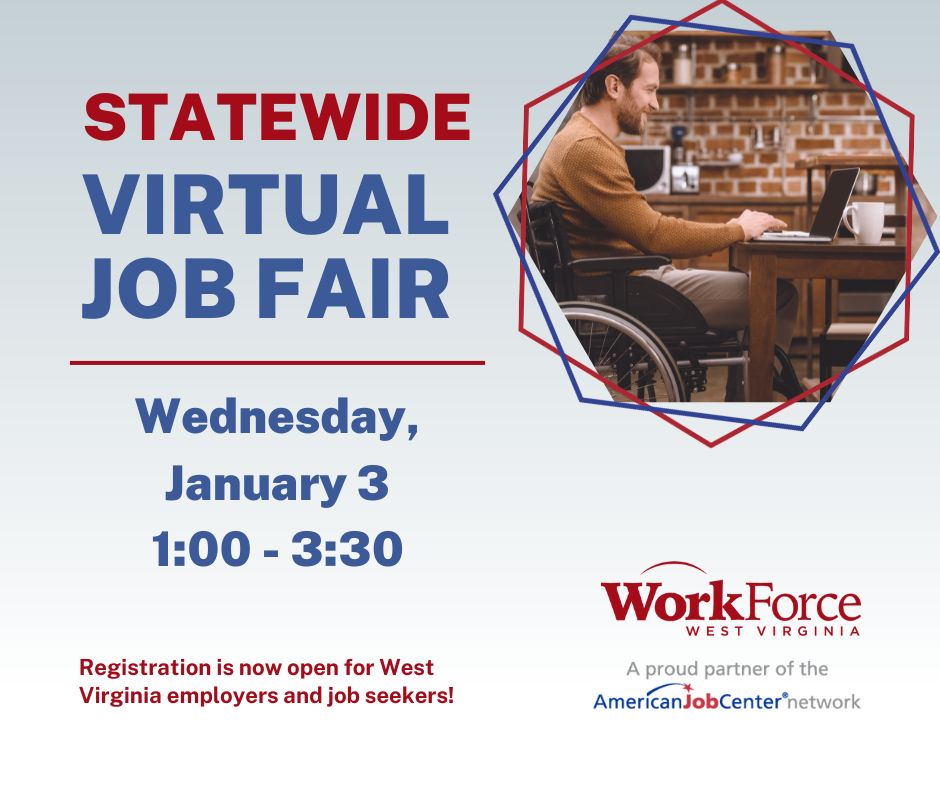 Andrea Bond on LinkedIn: WorkForce West Virginia announces January 3 ... Andrea Bond on LinkedIn: WorkForce West Virginia announces January 3 ...