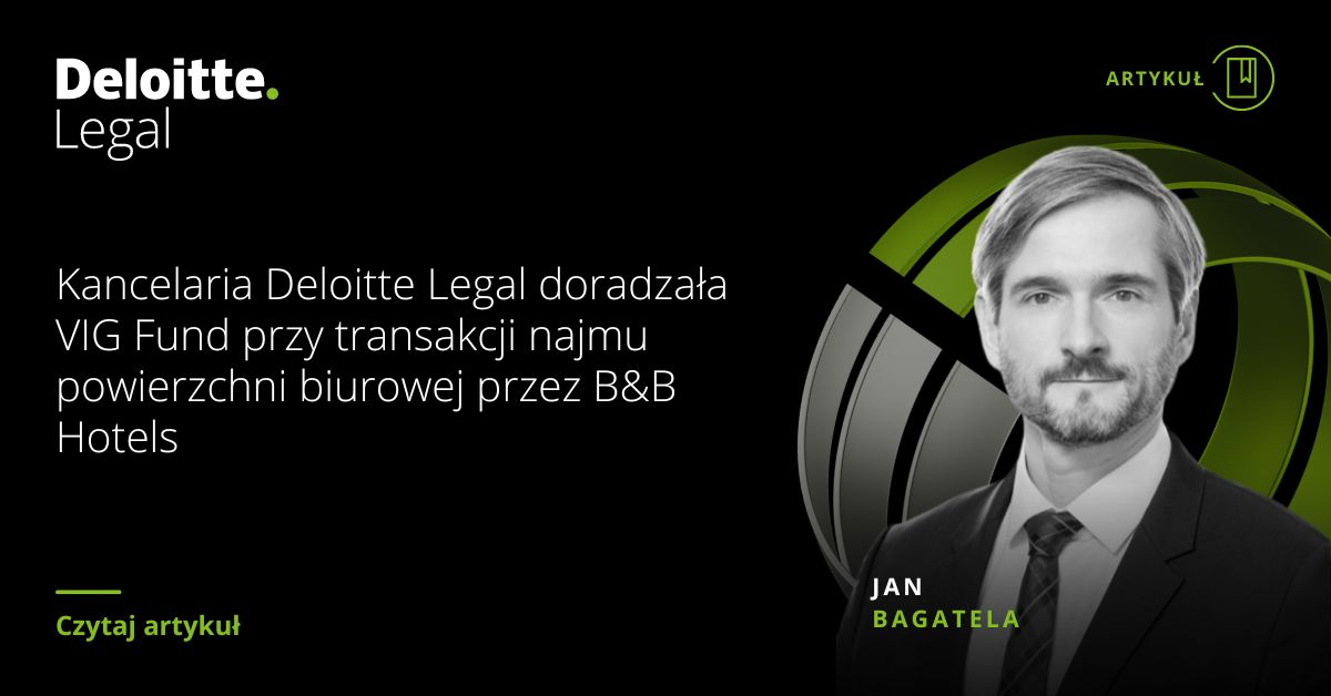 Deloitte Legal na LinkedIn: Kancelaria Deloitte Legal doradzała VIG ... Deloitte Legal na LinkedIn: Kancelaria Deloitte Legal doradzała VIG ...