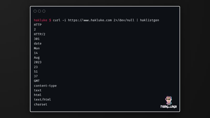 Luke (hakluke) Stephens on LinkedIn: GitHub - hakluke/haklistgen: Turns ... Luke (hakluke) Stephens on LinkedIn: GitHub - hakluke/haklistgen: Turns ...