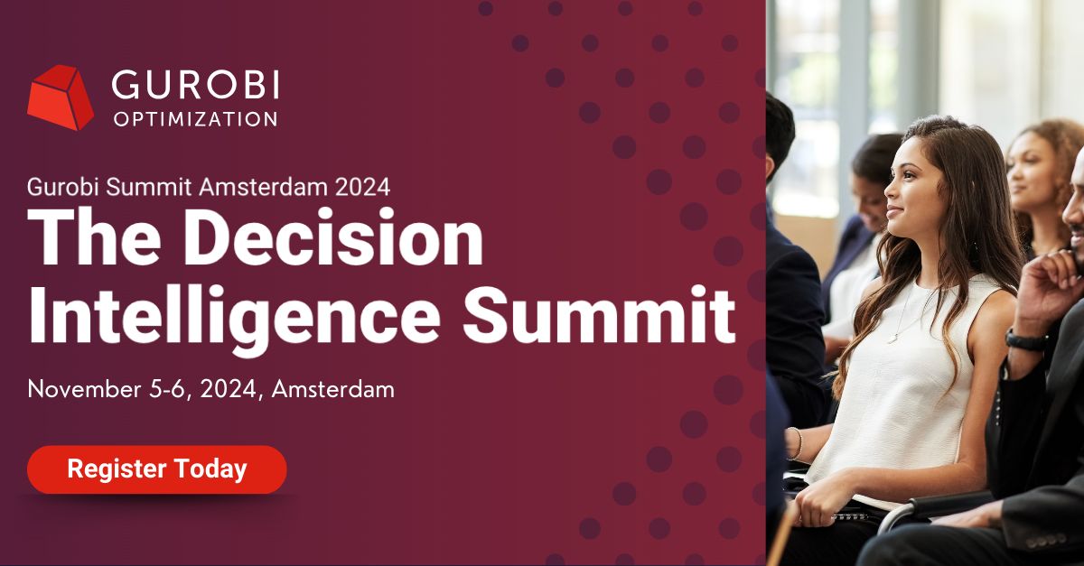 Gurobi Optimization on LinkedIn: Gurobi Summit EMEA 2024 - Gurobi ... Gurobi Optimization on LinkedIn: Gurobi Summit EMEA 2024 - Gurobi ...