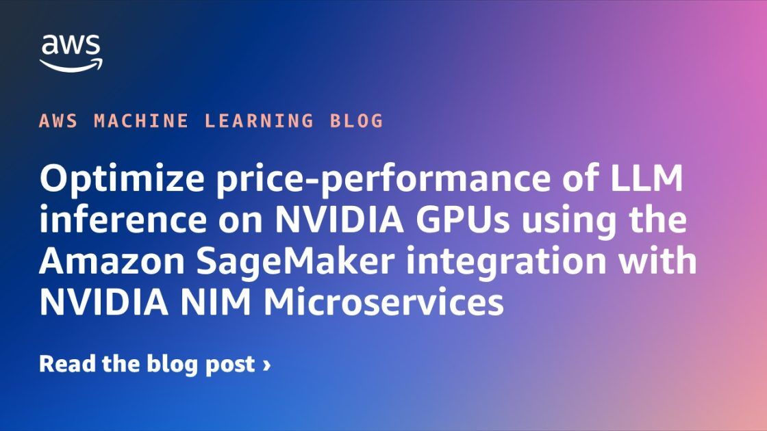 CloudSensei on LinkedIn: Optimize price-performance of LLM inference on ... CloudSensei on LinkedIn: Optimize price-performance of LLM inference on ...