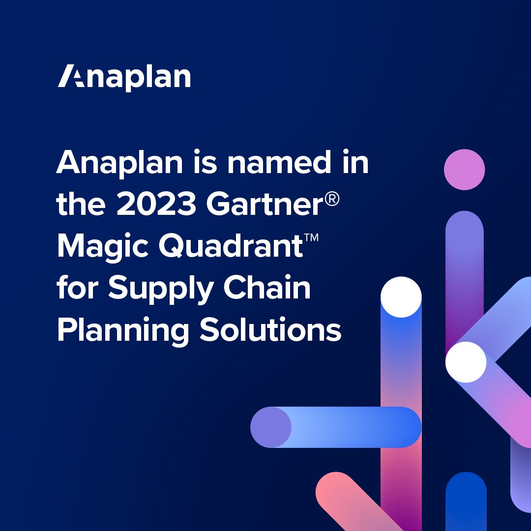 Anaplan on LinkedIn: Gartner Magic Quadrant for Supply Chain Planning ... Anaplan on LinkedIn: Gartner Magic Quadrant for Supply Chain Planning ...