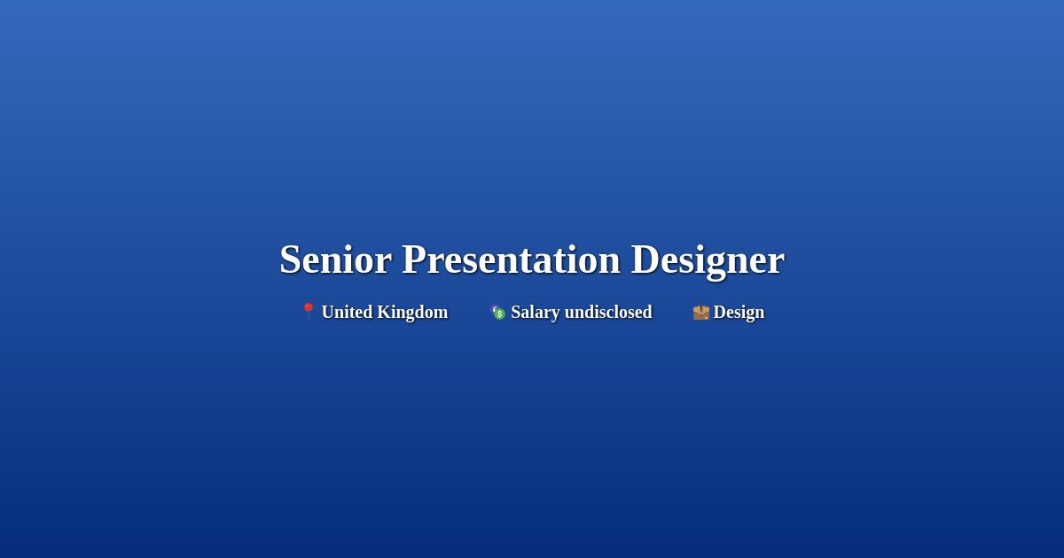 DailyRemote on LinkedIn: Senior Presentation Designer at Avalere Health DailyRemote on LinkedIn: Senior Presentation Designer at Avalere Health