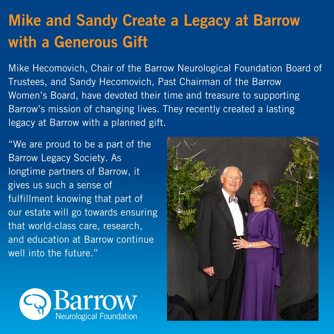 Barrow Neurological Foundation on LinkedIn: Mike Hecomovich, Chair of ... Barrow Neurological Foundation on LinkedIn: Mike Hecomovich, Chair of ...