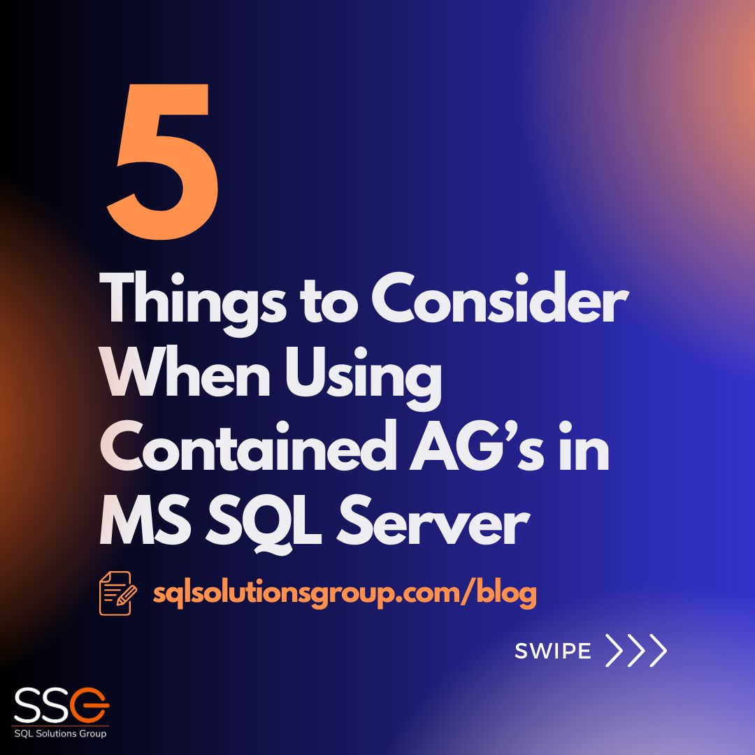 SQL Solutions Group on LinkedIn: #sqlserver #containedag #sqltips # ... SQL Solutions Group on LinkedIn: #sqlserver #containedag #sqltips # ...