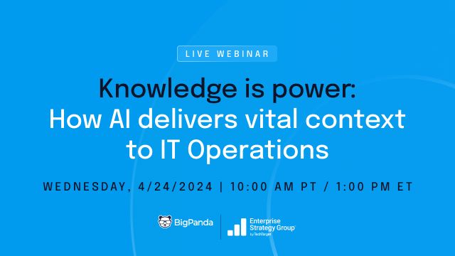 BigPanda on LinkedIn: Knowledge is power: How AI delivers vital context ... BigPanda on LinkedIn: Knowledge is power: How AI delivers vital context ...