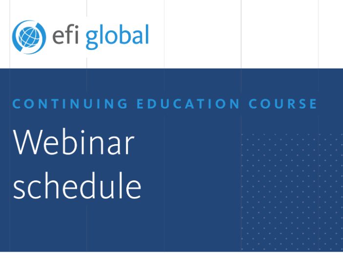 EFI Global on LinkedIn: EFI Global - Continuing eductation course EFI Global on LinkedIn: EFI Global - Continuing eductation course
