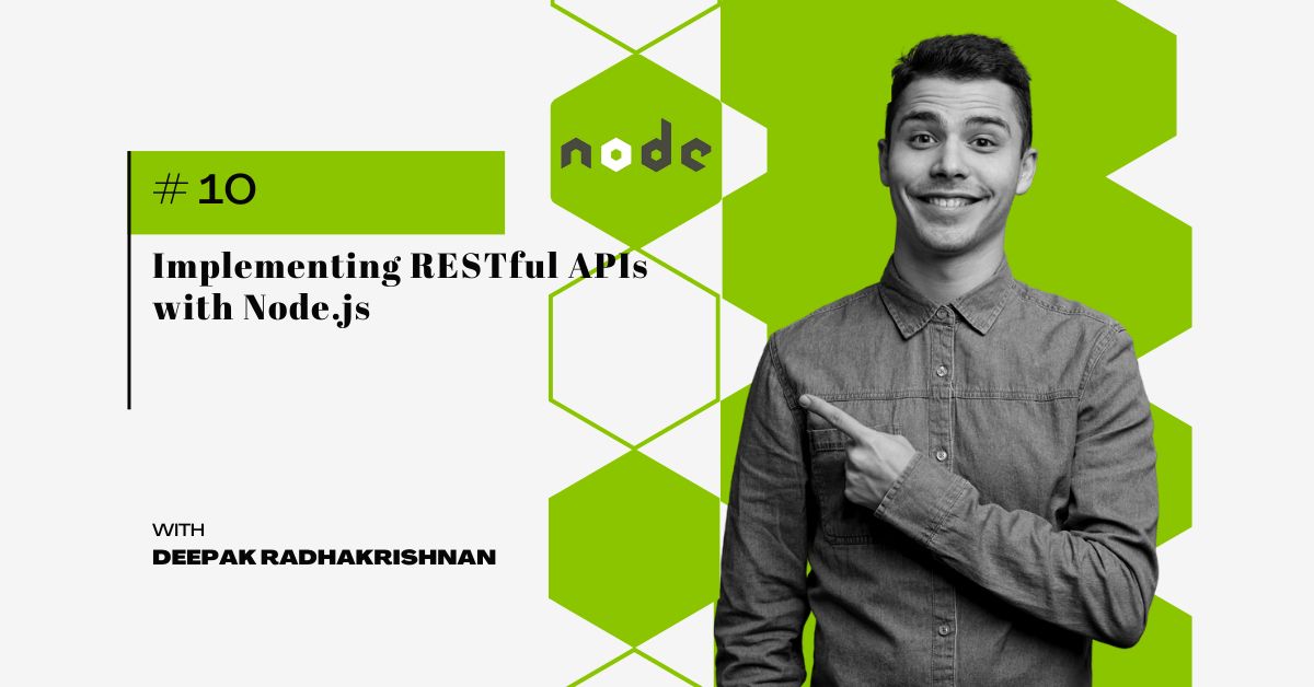 Deepak R on LinkedIn: Implementing RESTful APIs with Node.js Deepak R on LinkedIn: Implementing RESTful APIs with Node.js