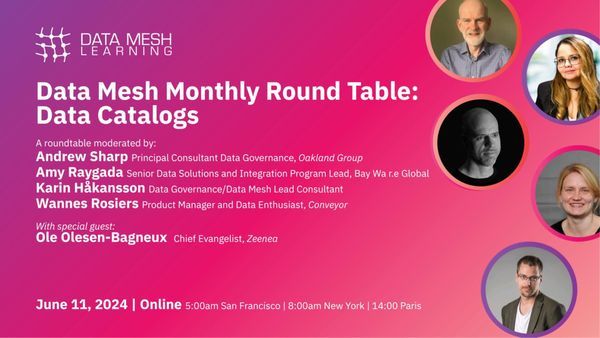 Data Mesh Learning Community on LinkedIn: Data Mesh Monthly Round Table ... Data Mesh Learning Community on LinkedIn: Data Mesh Monthly Round Table ...