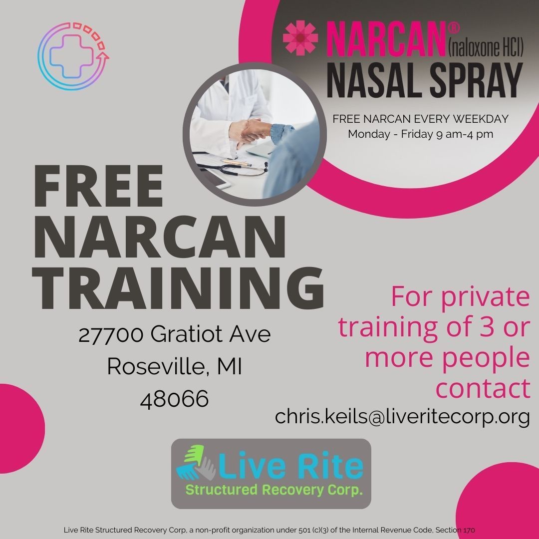 Brenda Maks on LinkedIn: Live Rite offers FREE Narcan Training Sessions ... Brenda Maks on LinkedIn: Live Rite offers FREE Narcan Training Sessions ...