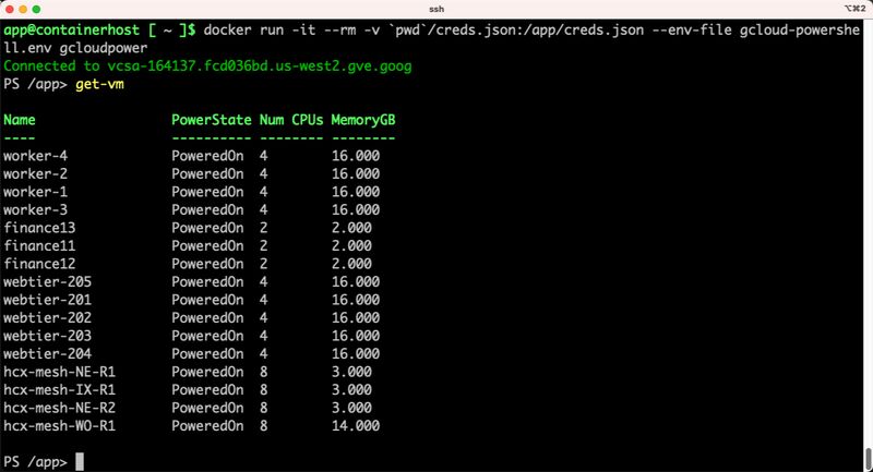 Roger Lund on LinkedIn: Containerize VMware PowerCLI and Google Cloud ... Roger Lund on LinkedIn: Containerize VMware PowerCLI and Google Cloud ...