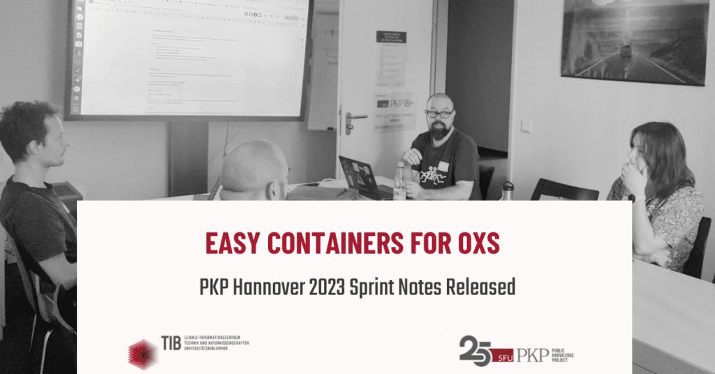 Public Knowledge Project on LinkedIn: PKP Hannover 2023 Sprint Notes ... Public Knowledge Project on LinkedIn: PKP Hannover 2023 Sprint Notes ...