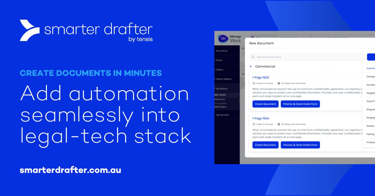 Smarter Drafter by Tensis on LinkedIn: Build Your Own Automated Precedents Smarter Drafter by Tensis on LinkedIn: Build Your Own Automated Precedents