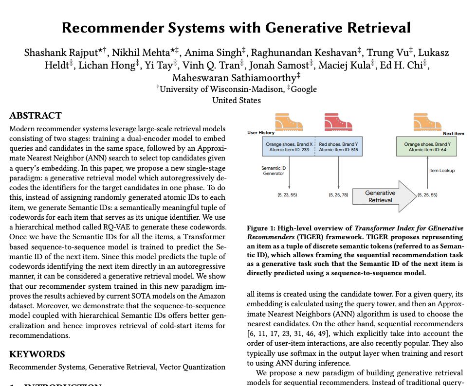 Ahsen Khaliq on LinkedIn: Recommender Systems with Generative Retrieval ... Ahsen Khaliq on LinkedIn: Recommender Systems with Generative Retrieval ...
