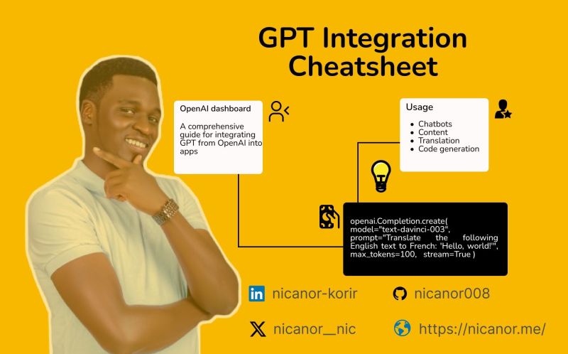 Nicanor Korir on LinkedIn: #openai #gpt #ai #machinelearning #tech # ... Nicanor Korir on LinkedIn: #openai #gpt #ai #machinelearning #tech # ...