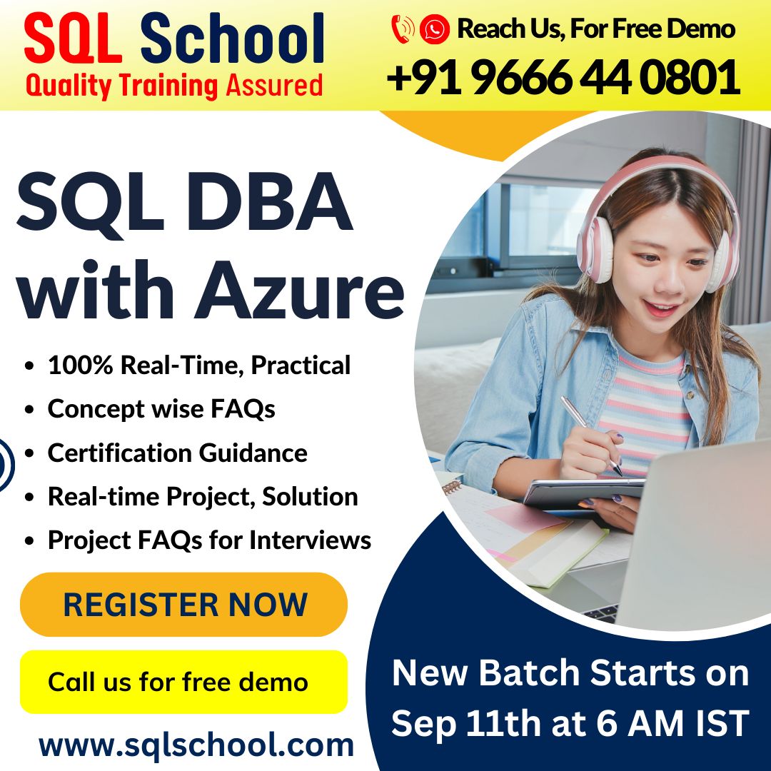 SQL School (SQL Server DEV, DBA , MSBI & Power BI) Training Institute ... SQL School (SQL Server DEV, DBA , MSBI & Power BI) Training Institute ...