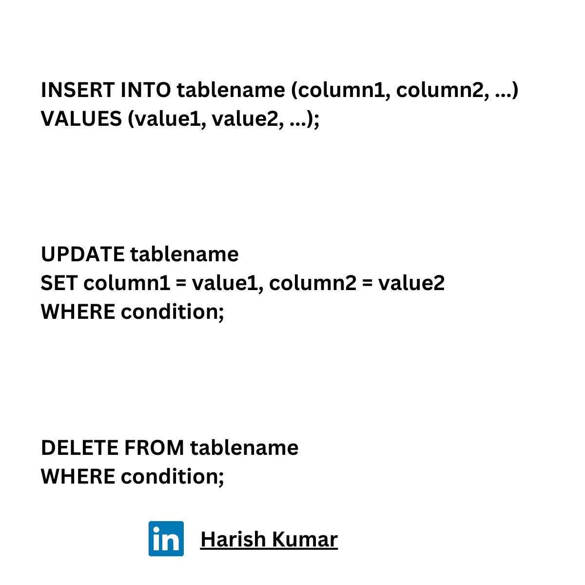Harish Kumar on LinkedIn: #sql #mssql #sqlserver #database # ... Harish Kumar on LinkedIn: #sql #mssql #sqlserver #database # ...
