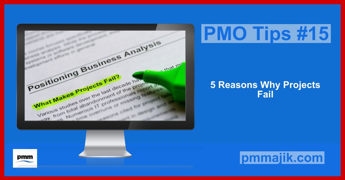 Debra Lloyd on LinkedIn: PMO Tips #15: Five Reasons Why Projects Fail ... Debra Lloyd on LinkedIn: PMO Tips #15: Five Reasons Why Projects Fail ...