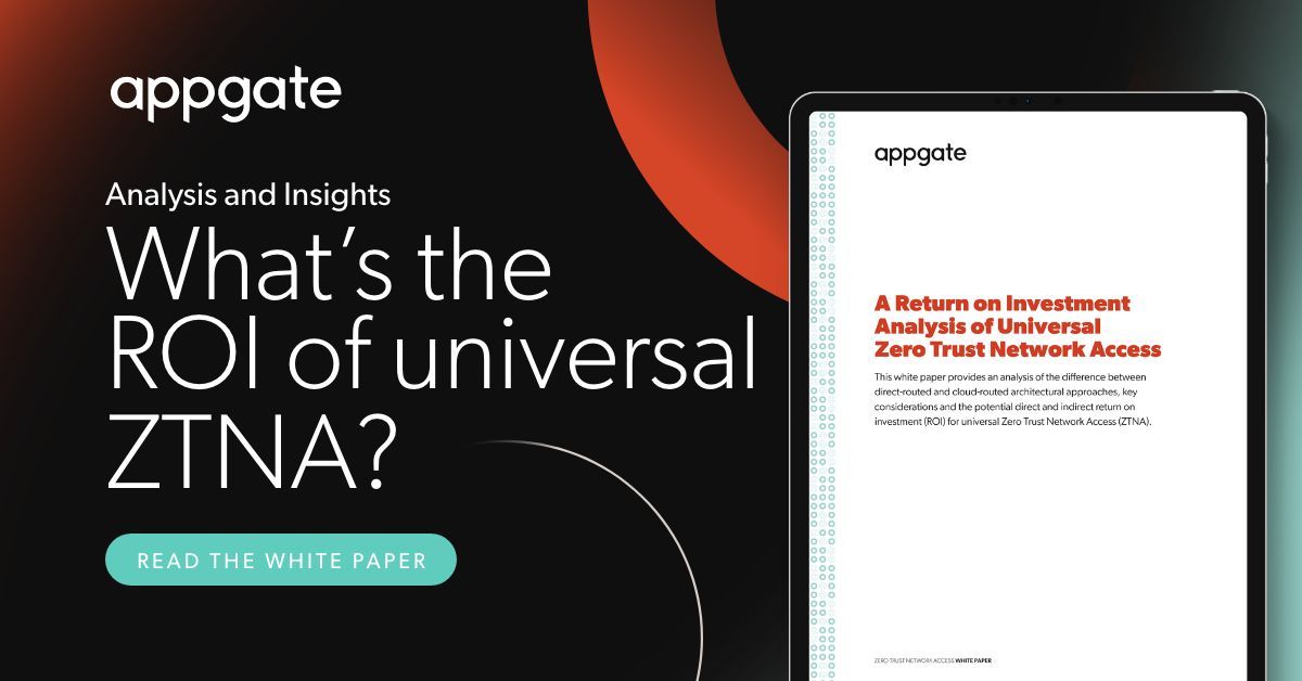 Appgate: The ultimate ZTNA solution | Tony Price posted on the topic ... Appgate: The ultimate ZTNA solution | Tony Price posted on the topic ...