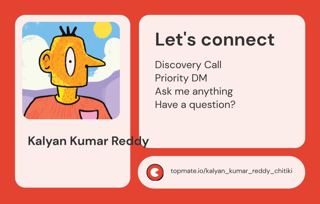 Kalyan Kumar R. on LinkedIn: Kalyan Kumar Reddy Chitiki Kalyan Kumar R. on LinkedIn: Kalyan Kumar Reddy Chitiki