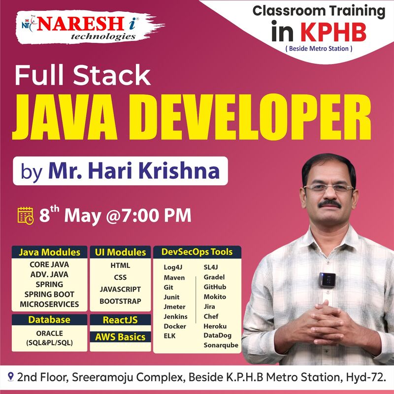 Naresh i Technologies on LinkedIn: #fullstackjava #corejava #java # ... Naresh i Technologies on LinkedIn: #fullstackjava #corejava #java # ...