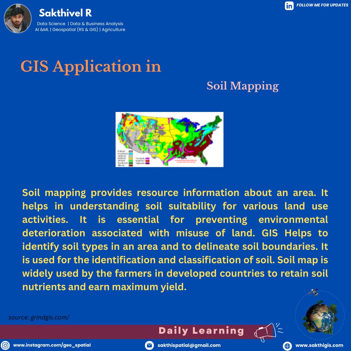 Sakthivel R auf LinkedIn: #soil #mapping #gis #mapping #map #earth # ... Sakthivel R auf LinkedIn: #soil #mapping #gis #mapping #map #earth # ...