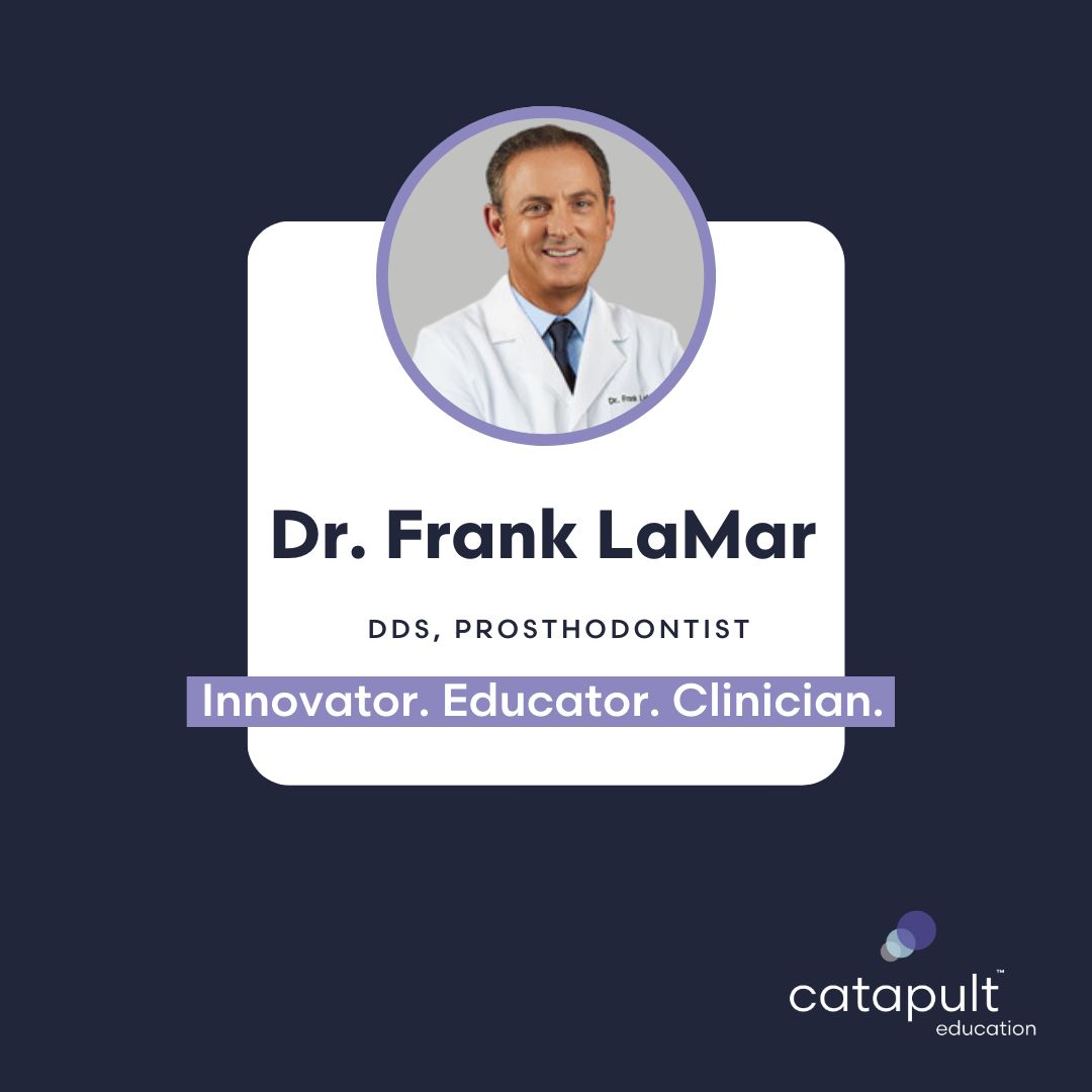 Catapult Organization on LinkedIn: Let's meet Dr. Frank LaMar! With ... Catapult Organization on LinkedIn: Let's meet Dr. Frank LaMar! With ...