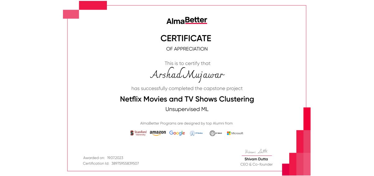 Arshad Mujawar on LinkedIn: Capstone Project | AlmaBetter Edutech Pvt. Ltd. Arshad Mujawar on LinkedIn: Capstone Project | AlmaBetter Edutech Pvt. Ltd.