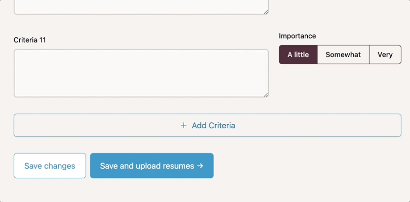 HireJoy on LinkedIn: You can add + delete criteria now! We thought we ... HireJoy on LinkedIn: You can add + delete criteria now! We thought we ...