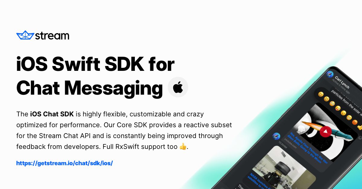 Stream on LinkedIn: iOS Chat SDK - In App Swift Messaging SDK Stream on LinkedIn: iOS Chat SDK - In App Swift Messaging SDK