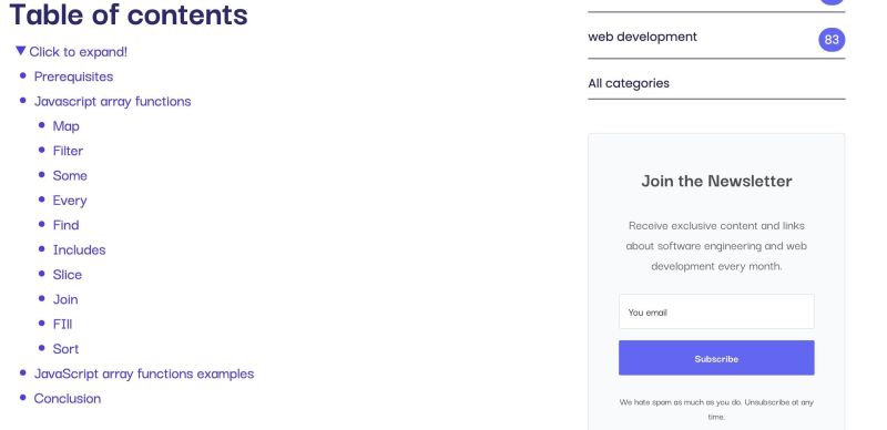 Geshan Manandhar on LinkedIn: 10 JavaScript array functions you should ... Geshan Manandhar on LinkedIn: 10 JavaScript array functions you should ...