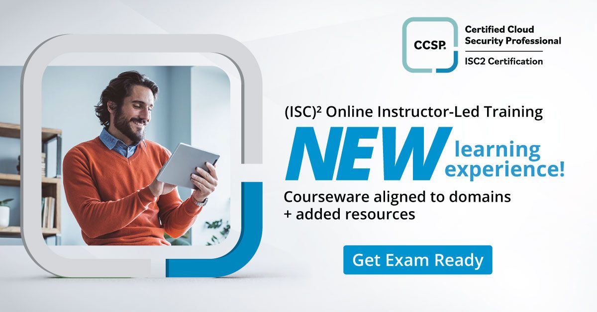 ISC2 on LinkedIn: Official ISC2 CBK Online Training Seminars for the CCSP ISC2 on LinkedIn: Official ISC2 CBK Online Training Seminars for the CCSP