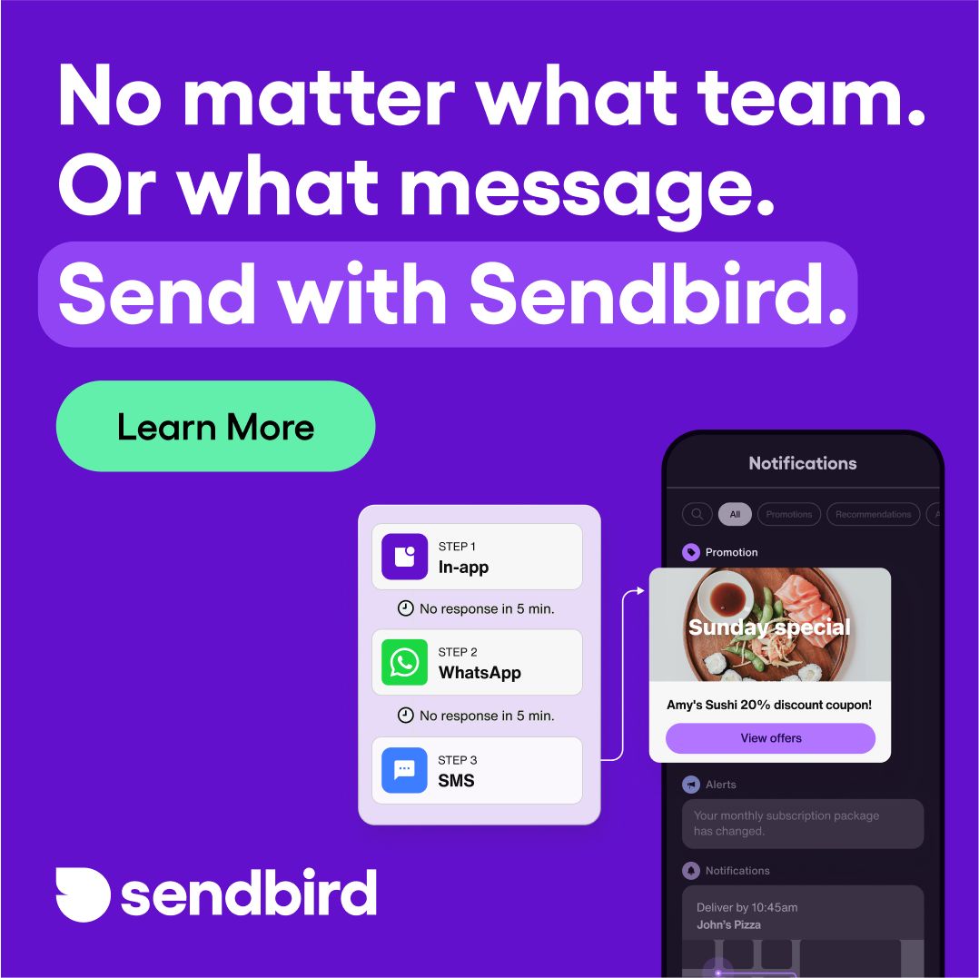 Sendbird on LinkedIn: Introducing Sendbird Business Messaging: The best ... Sendbird on LinkedIn: Introducing Sendbird Business Messaging: The best ...