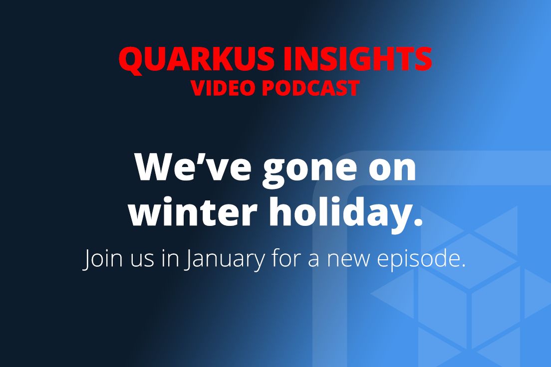 Quarkusio on LinkedIn: #java #quarkus #quarkusinsights Quarkusio on LinkedIn: #java #quarkus #quarkusinsights