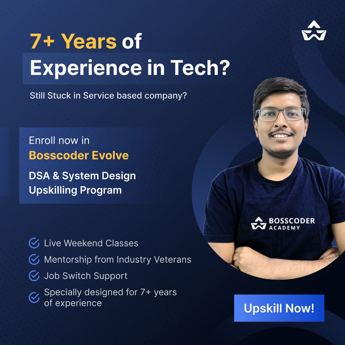 Bosscoder Academy on LinkedIn: Bosscoder Evolve | Evolve your Tech Career Bosscoder Academy on LinkedIn: Bosscoder Evolve | Evolve your Tech Career