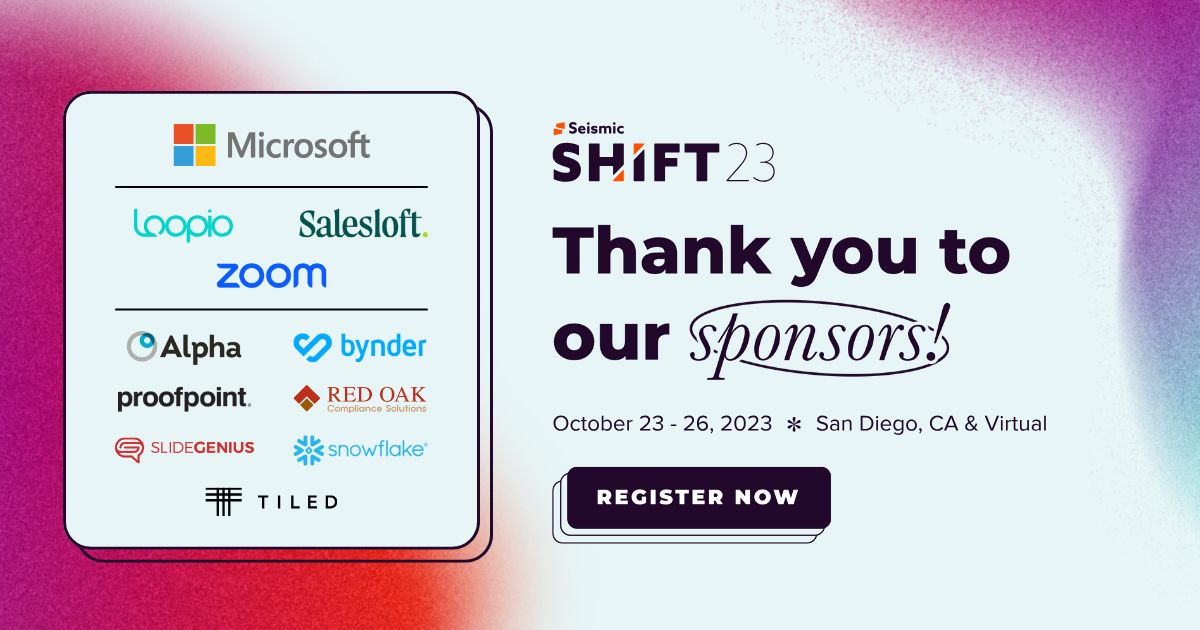 Andrew Cardoni on LinkedIn: #seismicshift23 Andrew Cardoni on LinkedIn: #seismicshift23