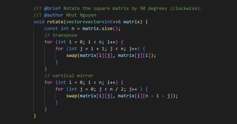 Nhut Nguyen, Ph.D. on LinkedIn: 48. Rotate Image Nhut Nguyen, Ph.D. on LinkedIn: 48. Rotate Image