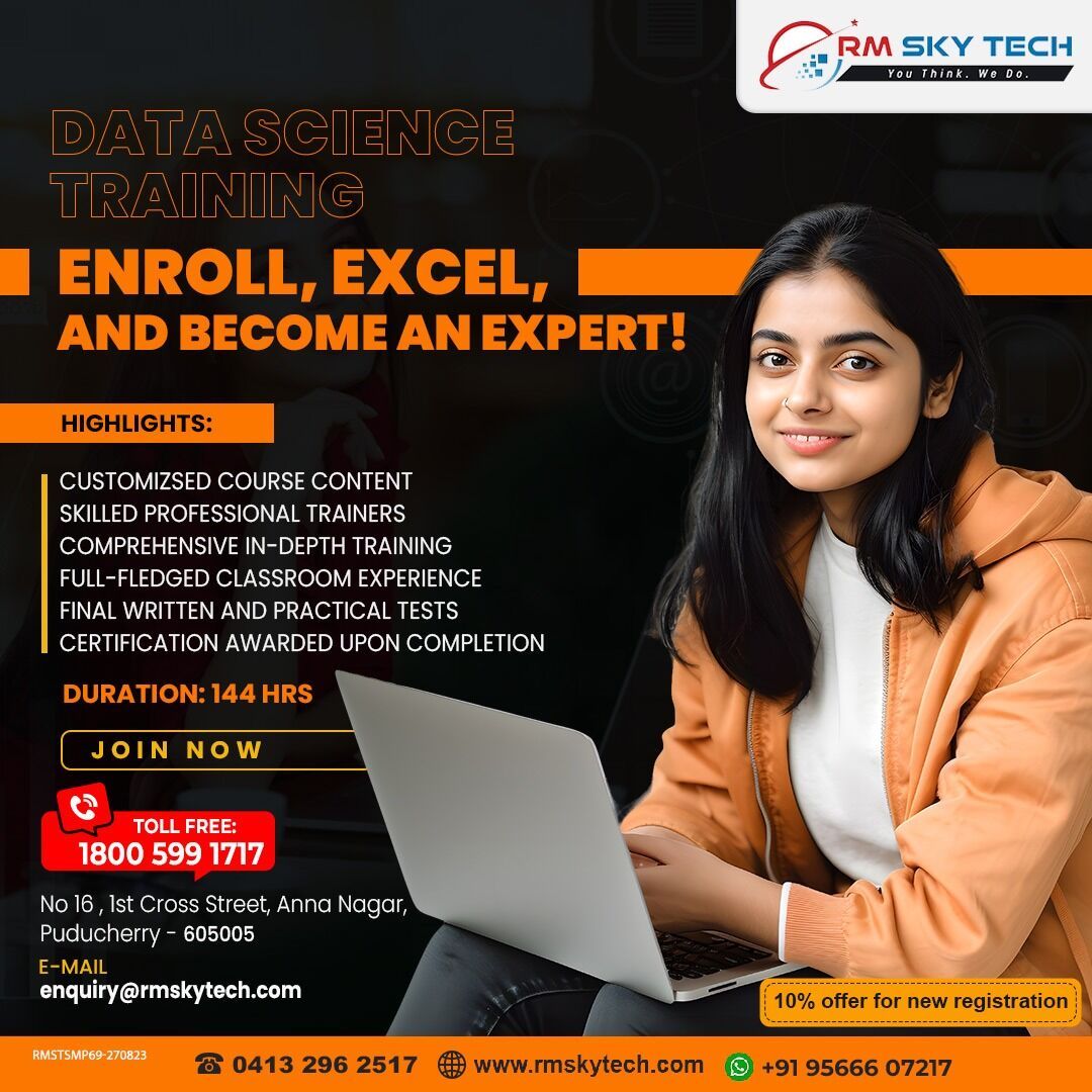 RM Skytech Puducherry on LinkedIn: Data Science - RM SkyTech RM Skytech Puducherry on LinkedIn: Data Science - RM SkyTech
