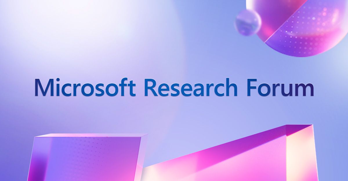 Microsoft Research on LinkedIn: Microsoft Research Forum Microsoft Research on LinkedIn: Microsoft Research Forum