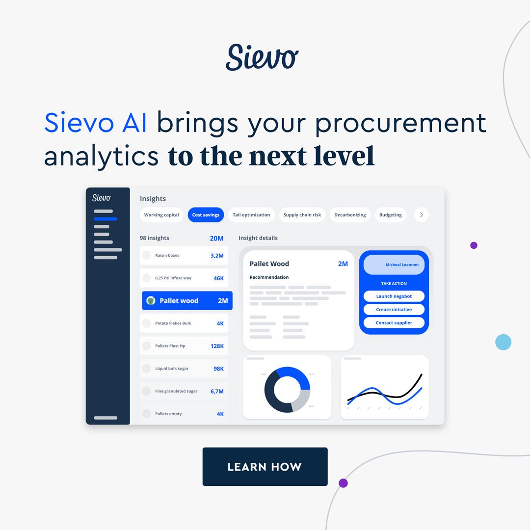 Sievo on LinkedIn: Next-Gen Insights. Powered by AI Sievo on LinkedIn: Next-Gen Insights. Powered by AI