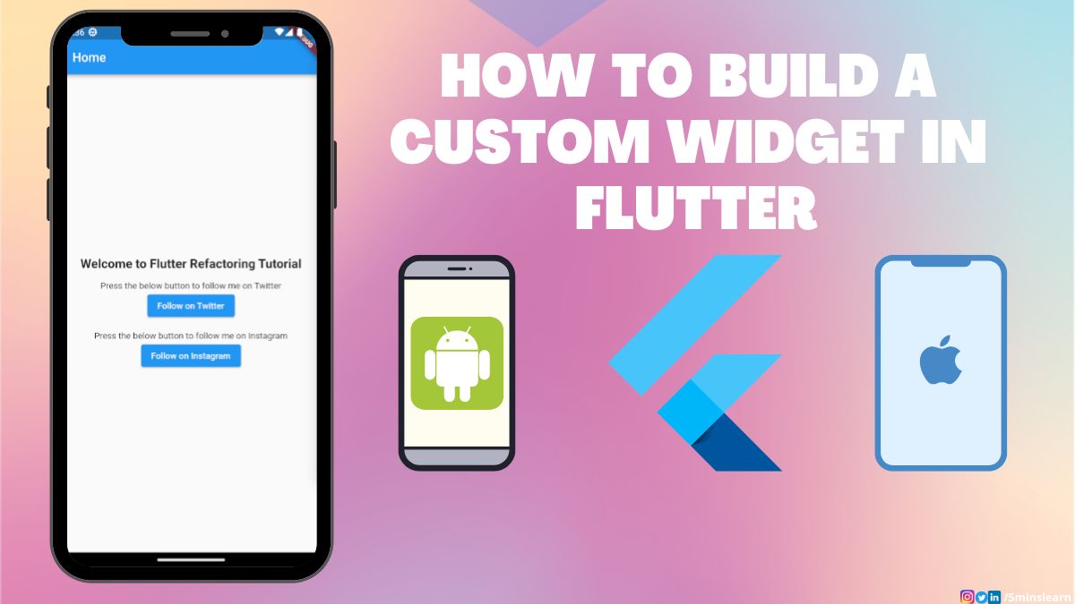 freeCodeCamp บน LinkedIn: How to Build a Custom Widget in Flutter freeCodeCamp บน LinkedIn: How to Build a Custom Widget in Flutter